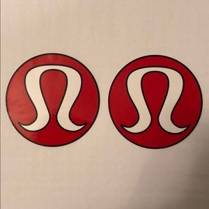 lululemon athletica | Other | Lot Of 2 Brand New Large Lululemon Logo ...